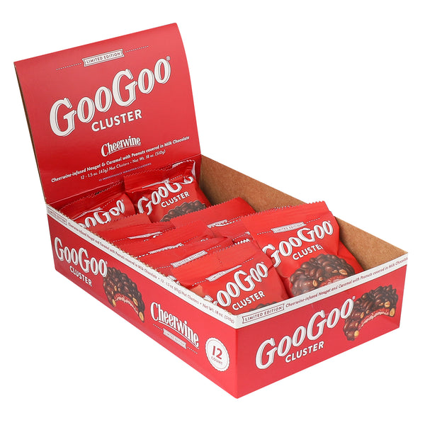 NEW! Cheerwine Goo Goo Cluster - 12 Count Box